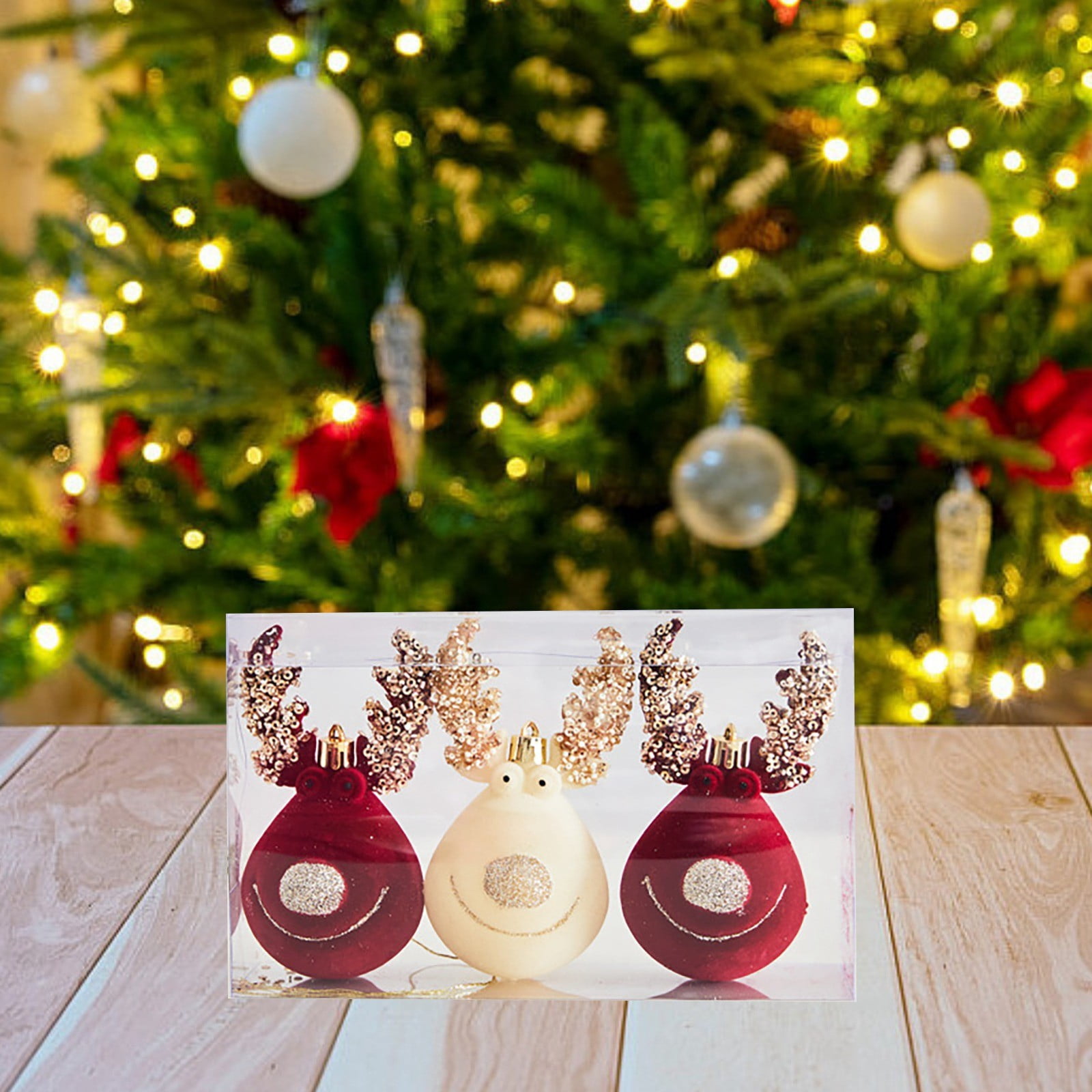 Christmas Tree Decorations Christmas Flocked Cake Christmas Ornaments Christmas Window Display ...