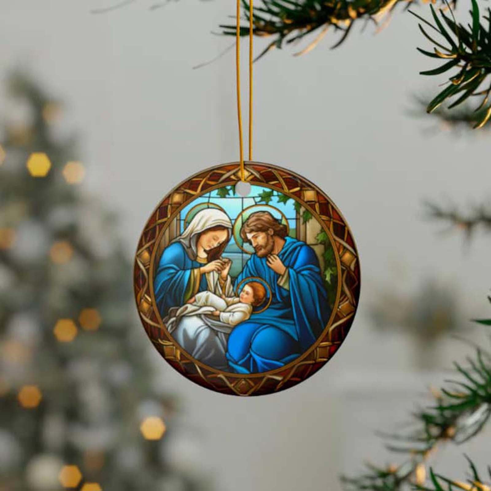 Christmas Tree Decorations,Nativity Scene Ornaments, Christmas Tree ...