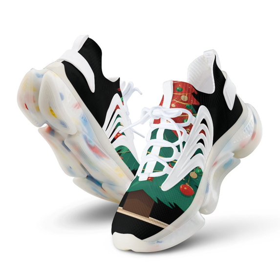 Christmas Tree Decorations Walking Shoes for Men Woman Lightweight ...