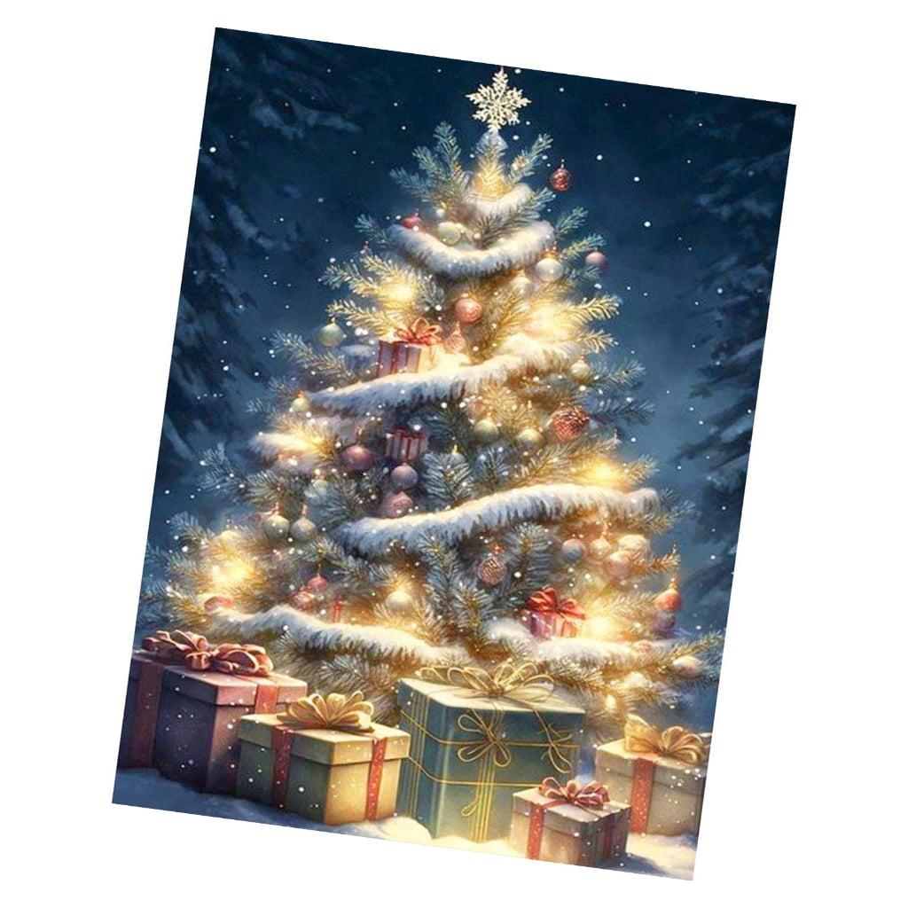 Christmas Tree Diamonds Art Set Diys Diamonds Picture Set Gemstones Art ...