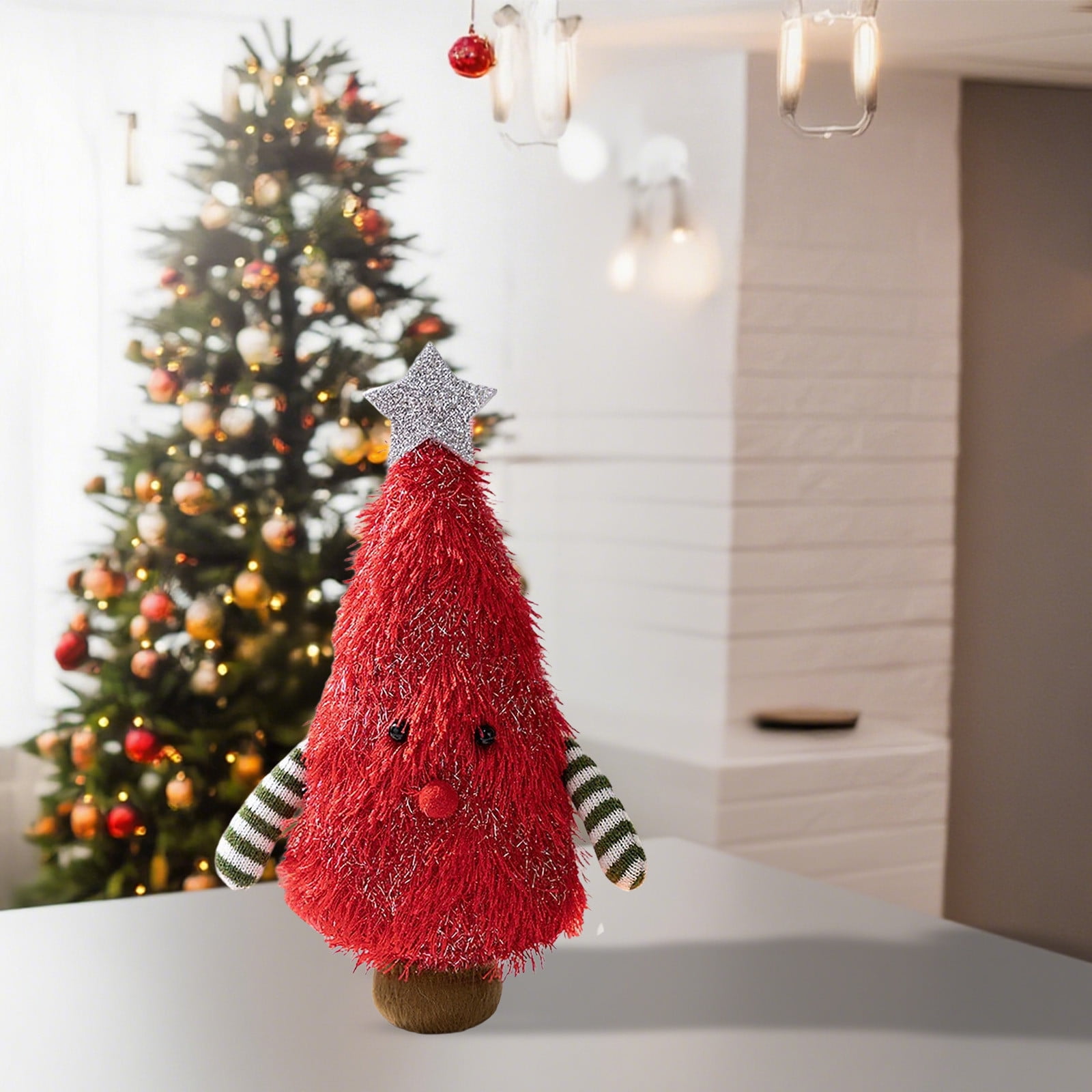 Christmas Tree Doll Ornament - Cute Holiday Decorative Doll With Party ...