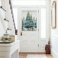 Christmas Tree Door Curtains for Door Window, French Sidelight Front ...