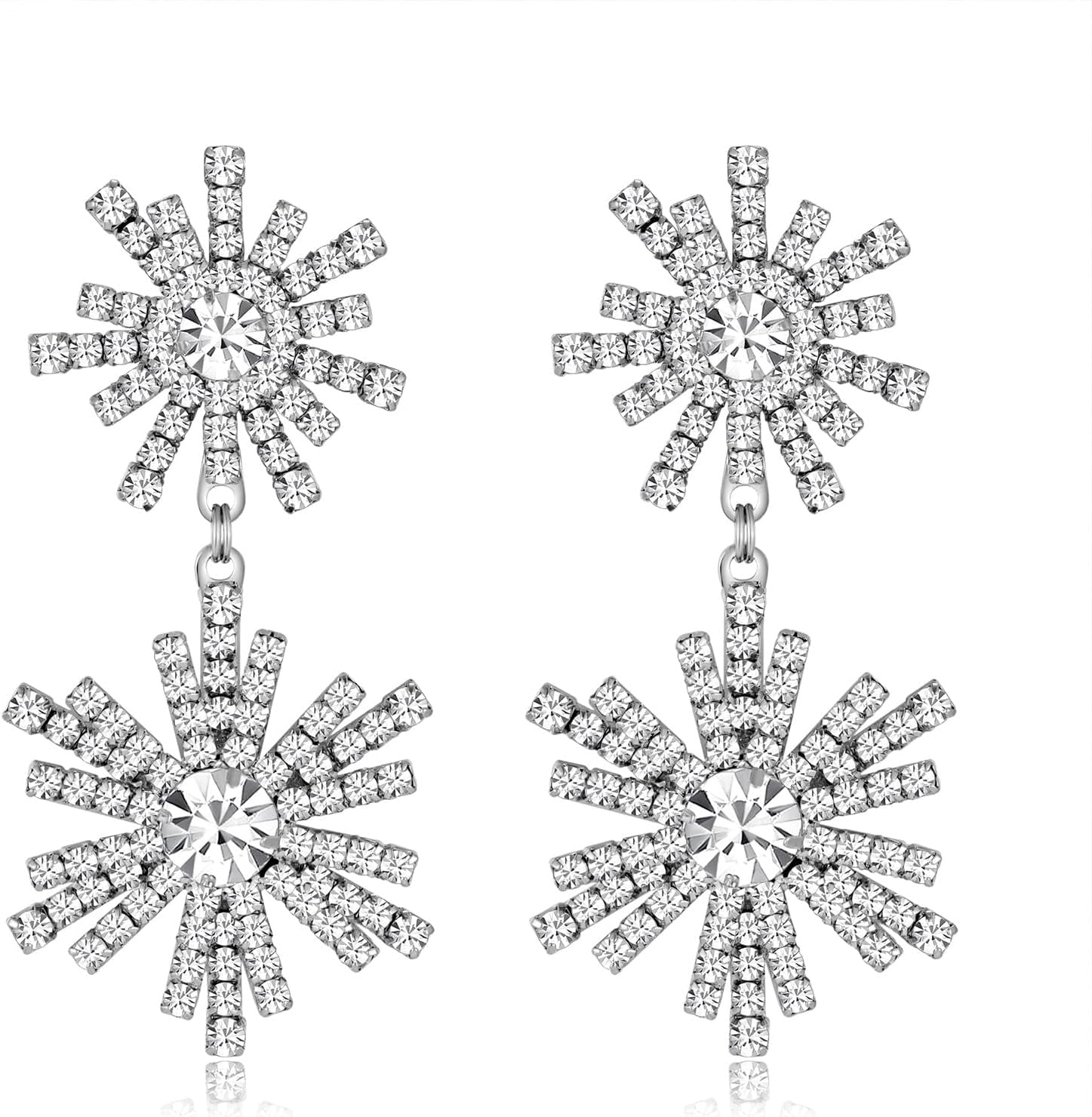 Christmas Tree Earrings for Women Gold Dangle Drop Earrings Green Tree ...