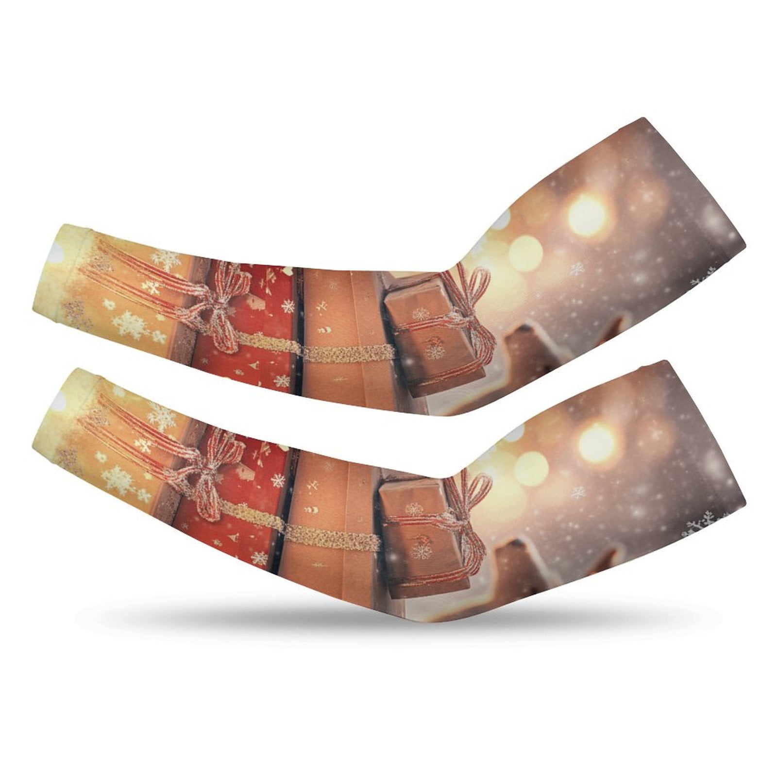 Christmas Tree Elk Snowflakes Gardening Sleeves Farm Sun Protection Arm ...