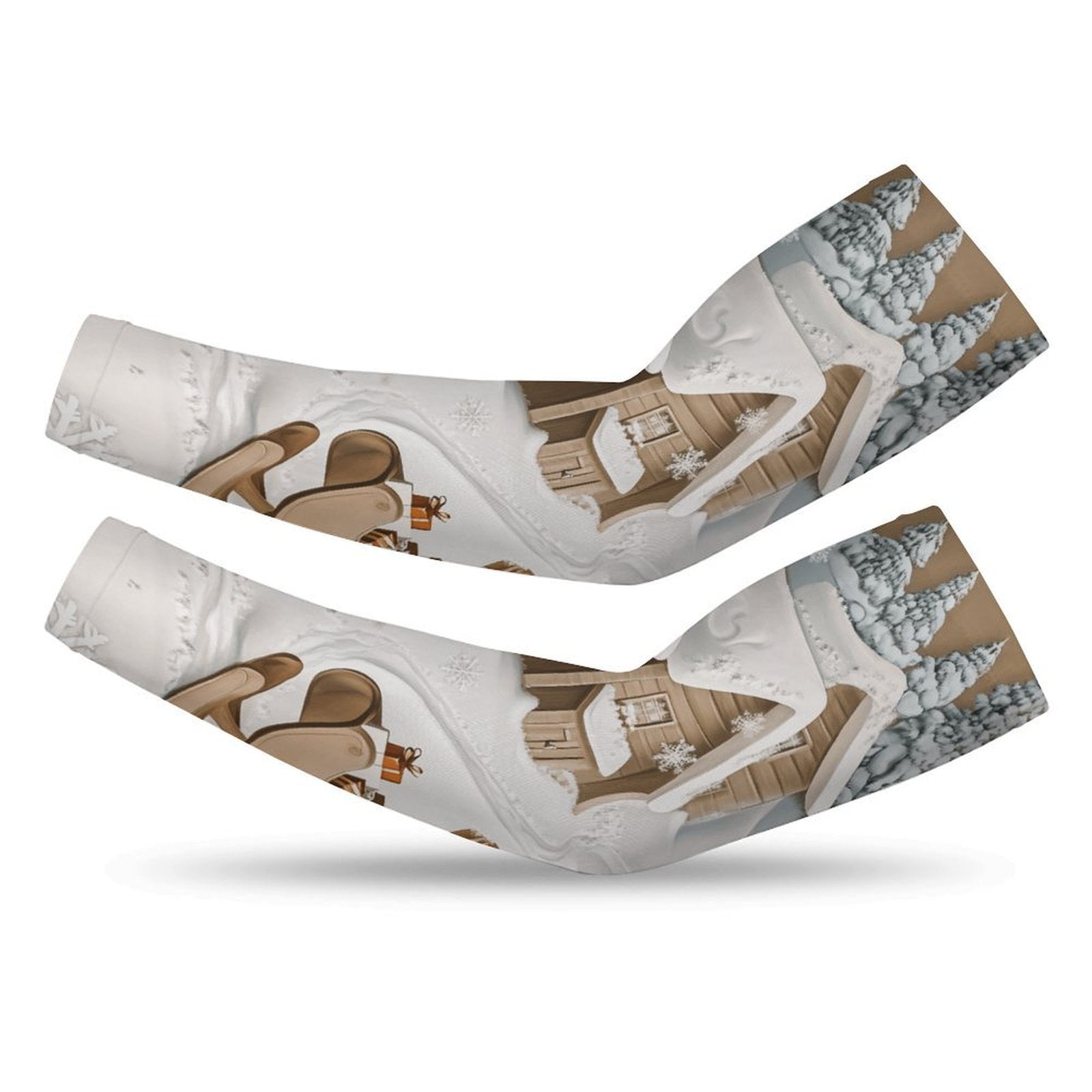 Christmas Tree Elk Snowflakes Gardening Sleeves Farm Sun Protection Arm ...