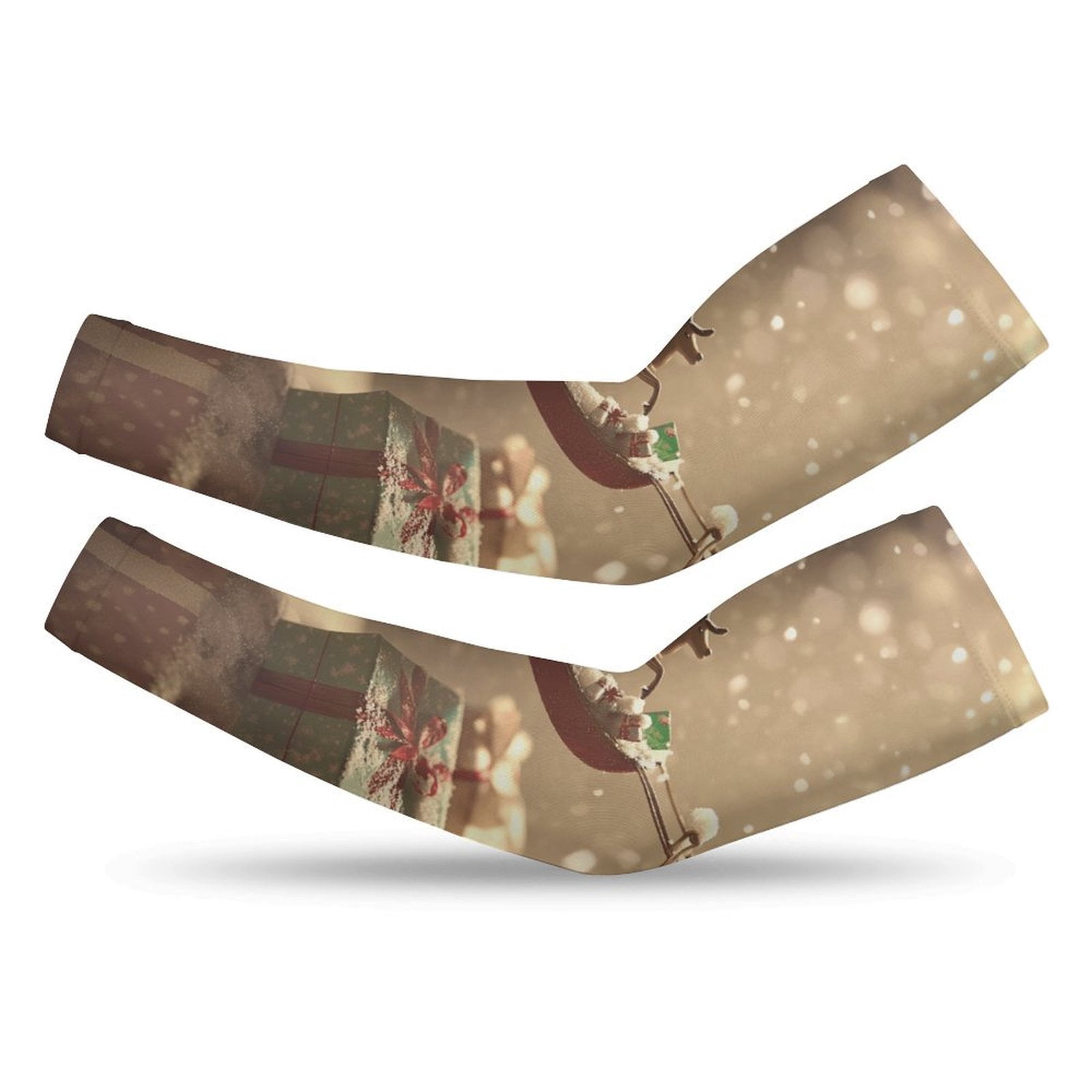 Christmas Tree Elk Snowflakes Gardening Sleeves Farm Sun Protection Arm ...