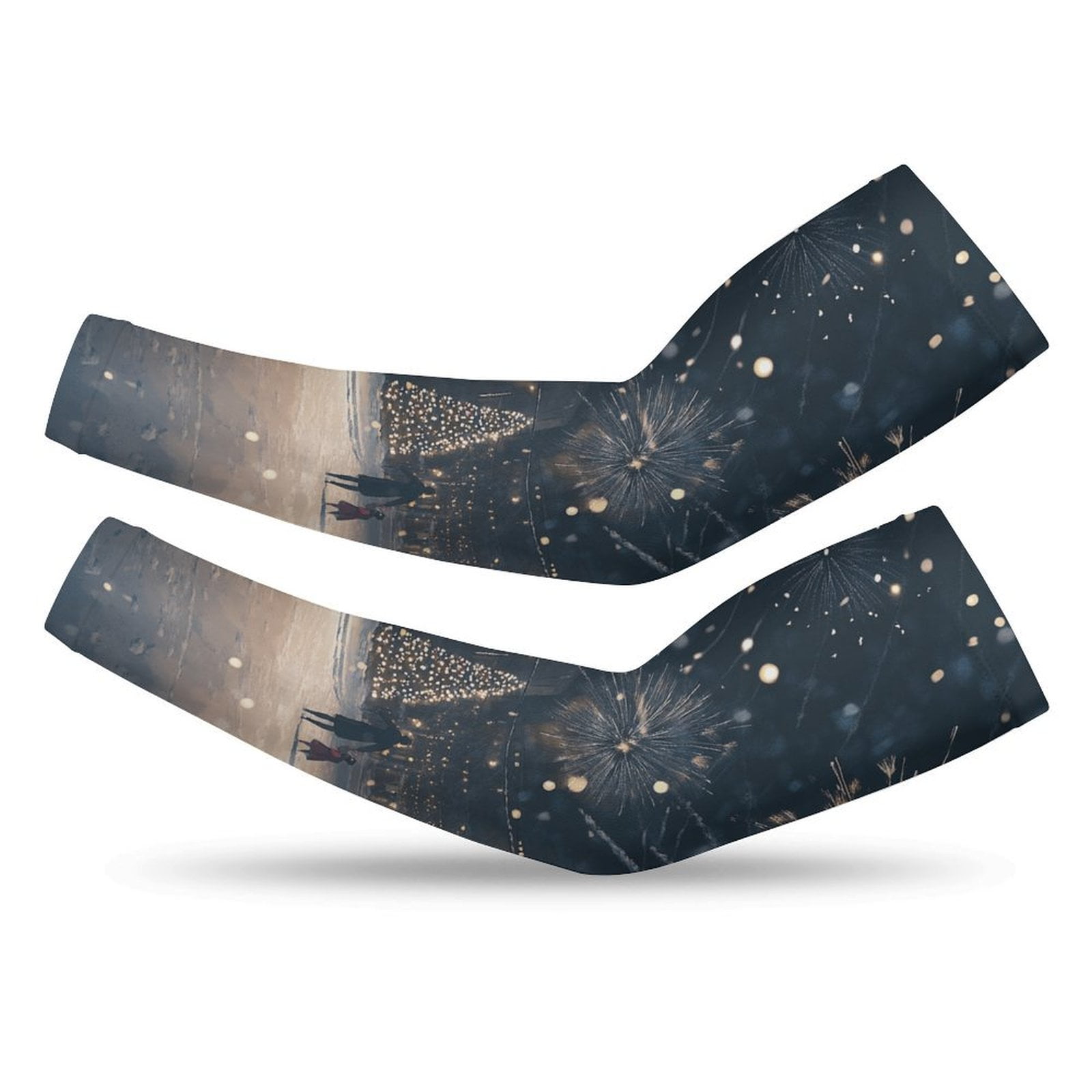 Christmas Tree Elk Snowflakes Gardening Sleeves Farm Sun Protection Arm ...