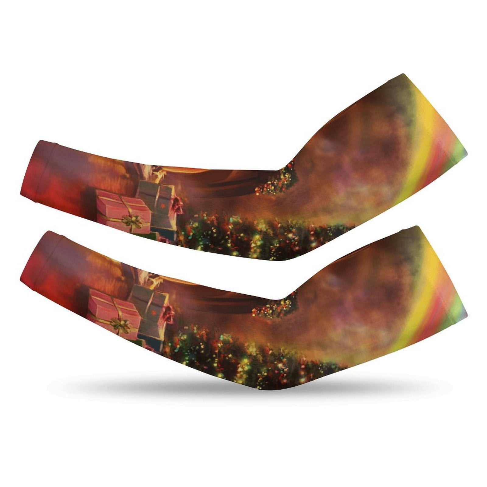 Christmas Tree Elk Snowflakes Gardening Sleeves Farm Sun Protection Arm ...