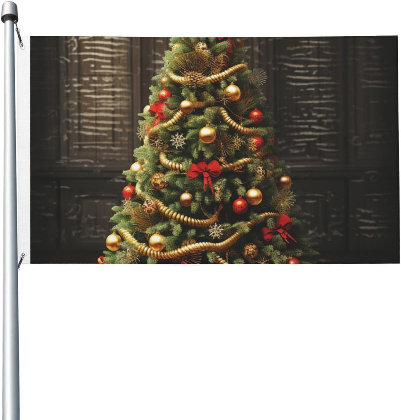 Christmas Tree Flag 4.85x8 ft Garden Flag Welcome Spring Summer Garden ...