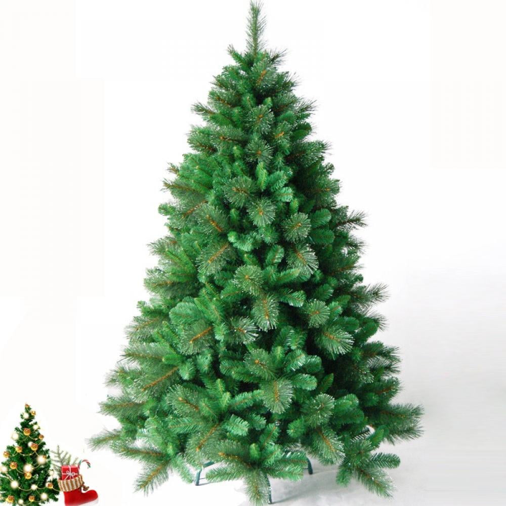 Outdoor Christmas Tree, Fluffy Pine, PVC, 17.7Inch 45cm, Easy Assembly ...