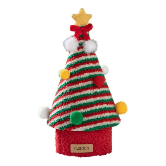 Christmas Tree Gift Box | Velvet Christmas Eve Packaging Box • Festive ...