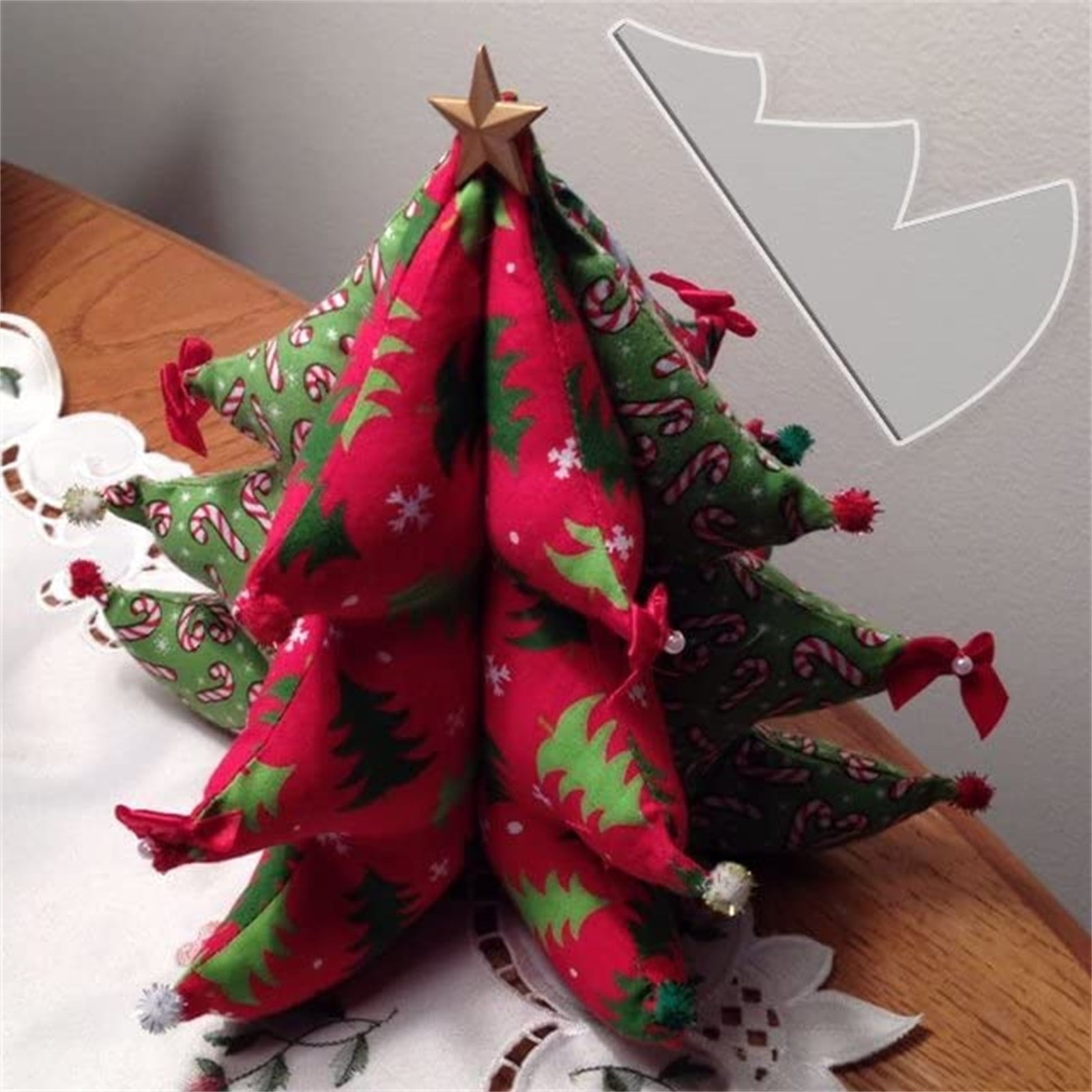Christmas Tree Handmade Quilting Templates Set, Hand Sewing Patchwork ...