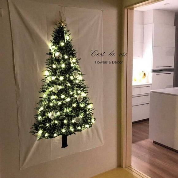 Christmas Tree Fabric Wall Hanging