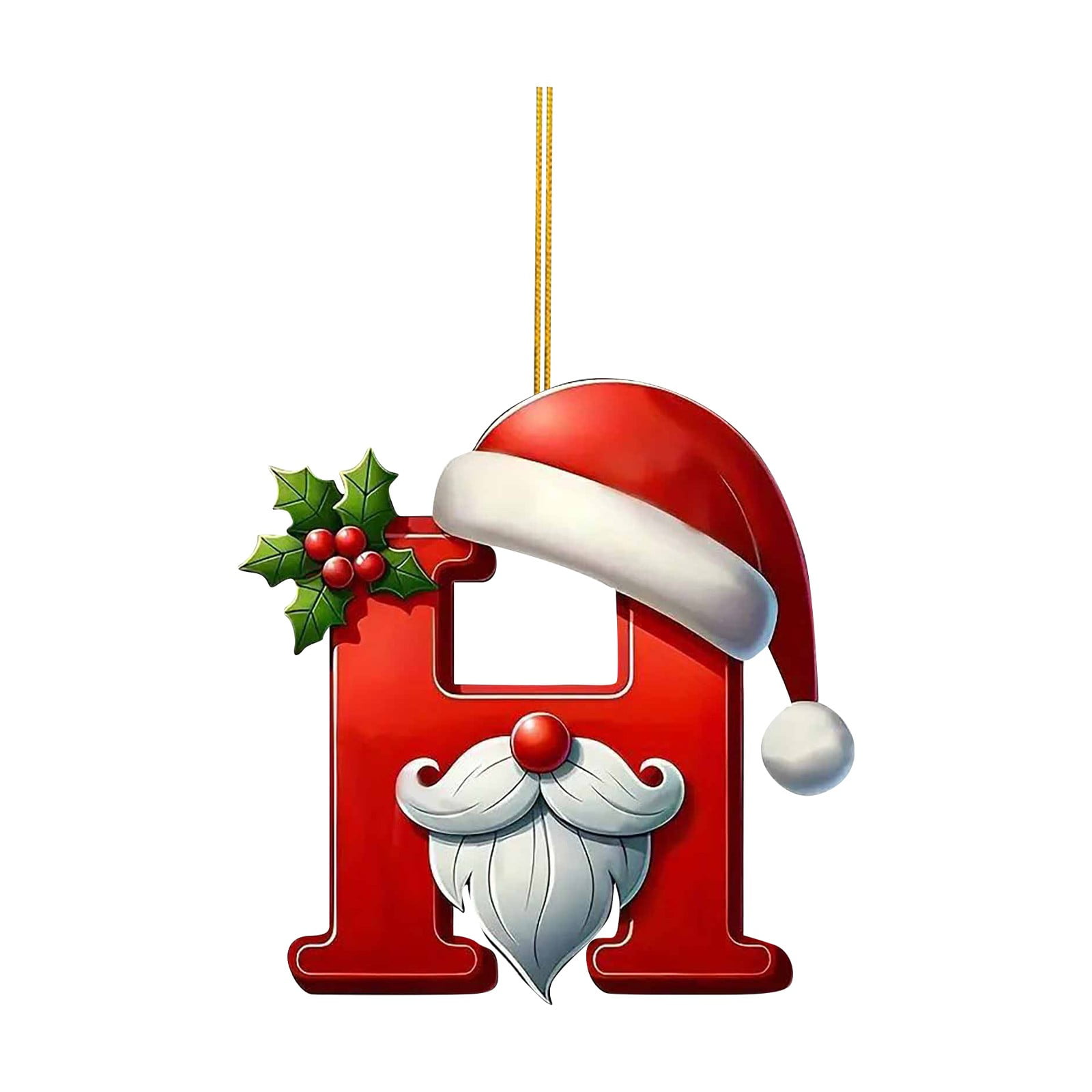 Christmas Tree Hanging Ornaments New Christmas Tree Letters, A to Z ...