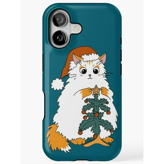 Christmas Tree Holiday Art Phone Case for iPhone 11 12 13 14 15 16 17 ...