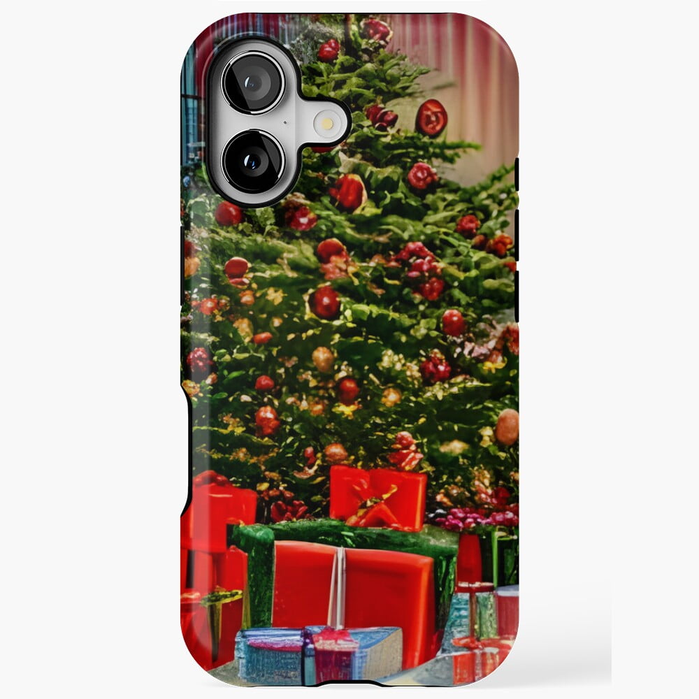 Christmas Tree Holiday Green Pine Festive Art Phone Case for iPhone 17 ...