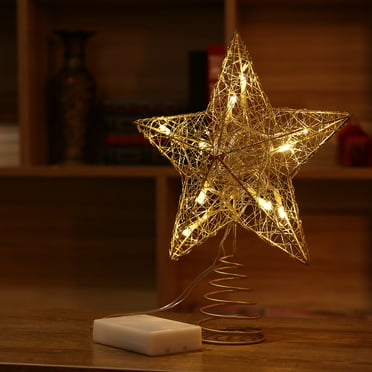 Roylvan Christmas Tree Topper Star with Remote Control, 60 LED Star ...