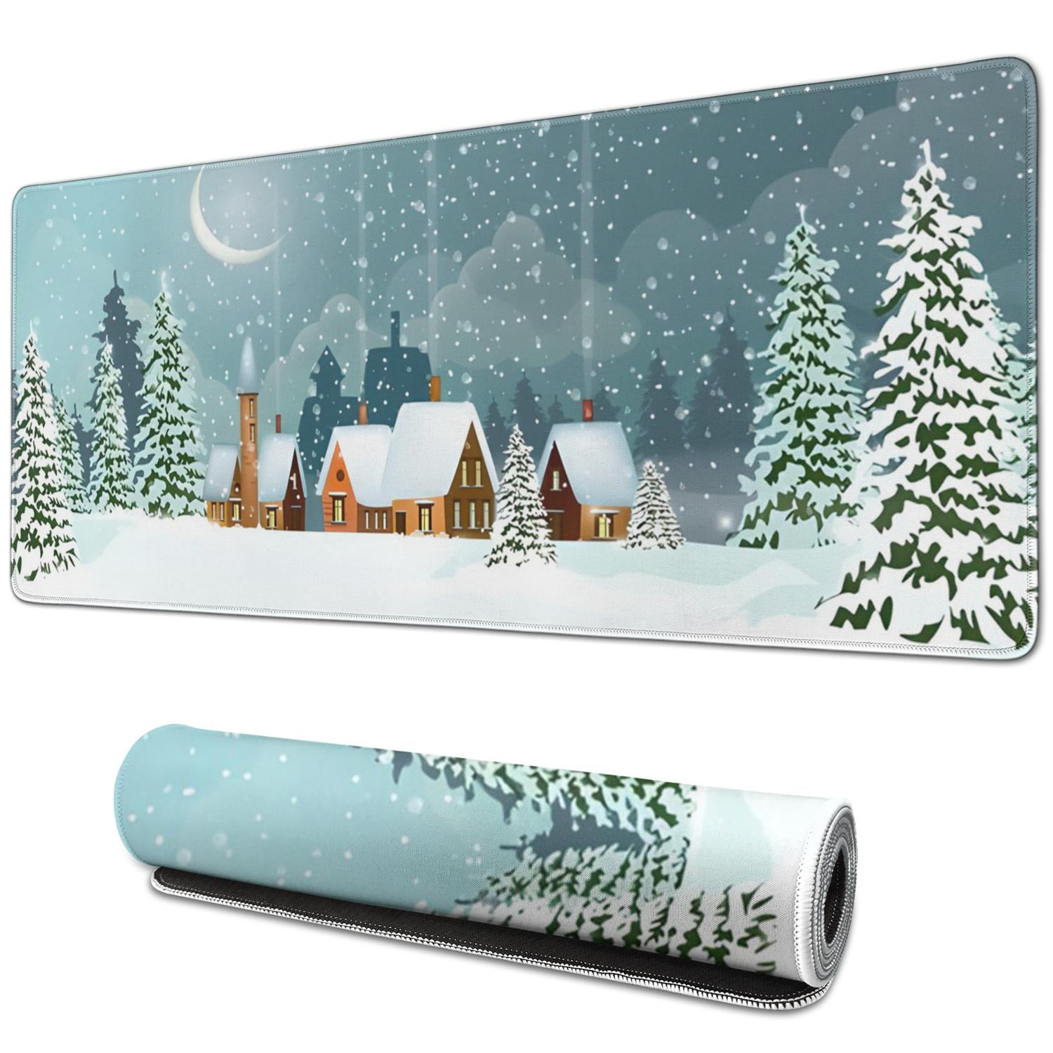 Christmas Tree Large Gaming Mouse Pad Extended Desk Mouse Pad with ...