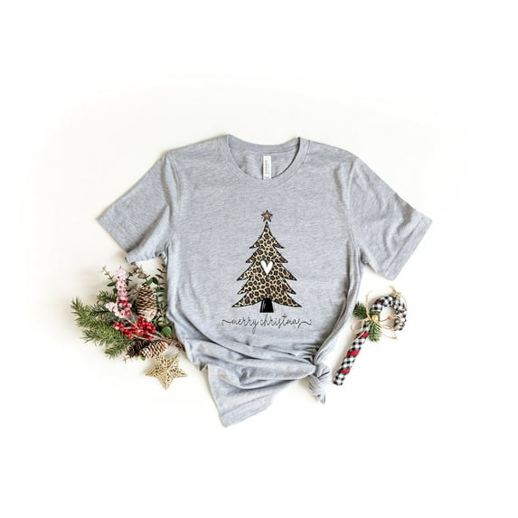 Christmas Tree Leopard T-shirt , Christmas Tree Gift For Him, Her, Full ...