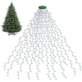 Christmas Tree Lights 592LED 16 Lines 8 Modes for 8 ft Tree, UL ...
