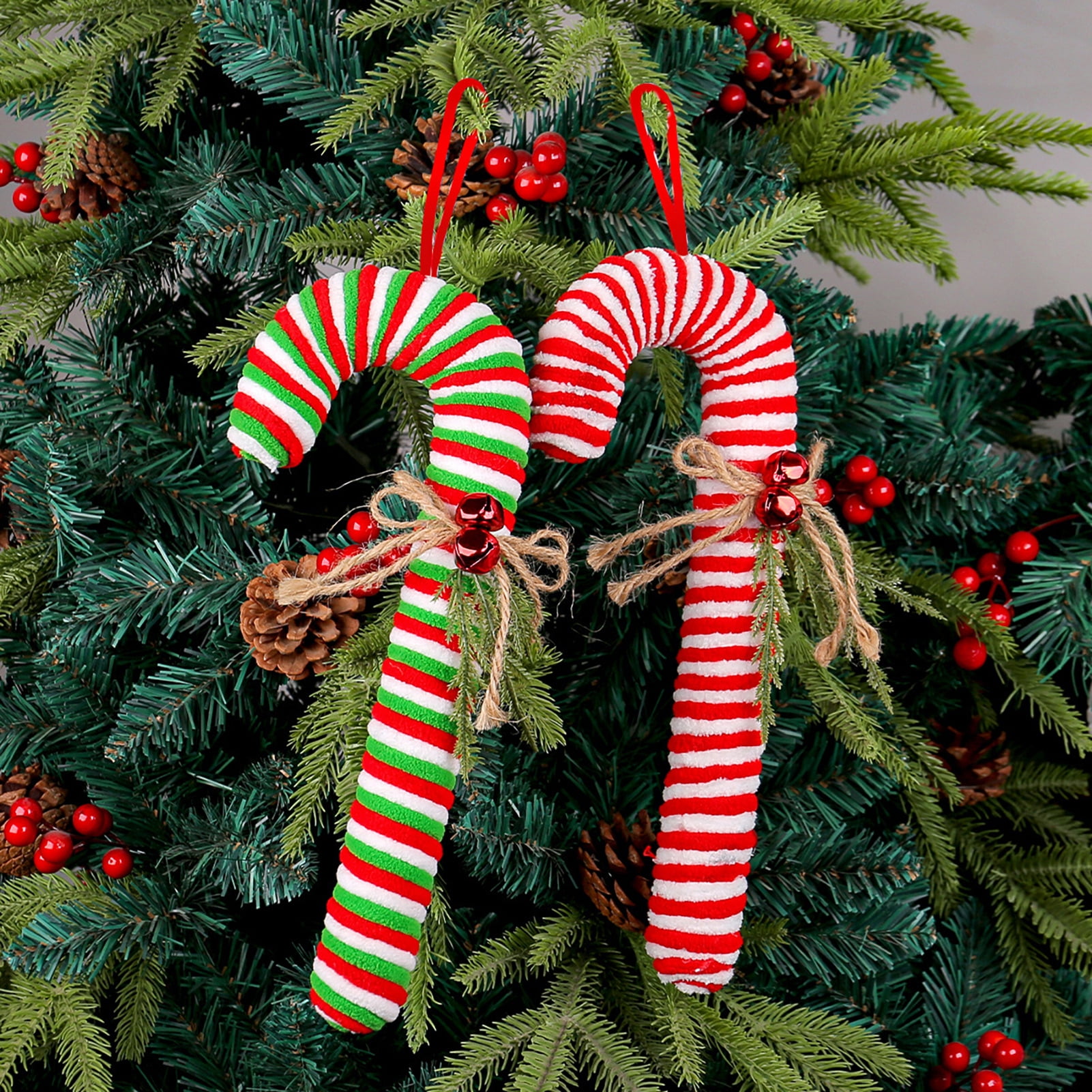 Christmas Tree Lollipop Decoration Hanging Candy Cane Ornaments Xmas ...