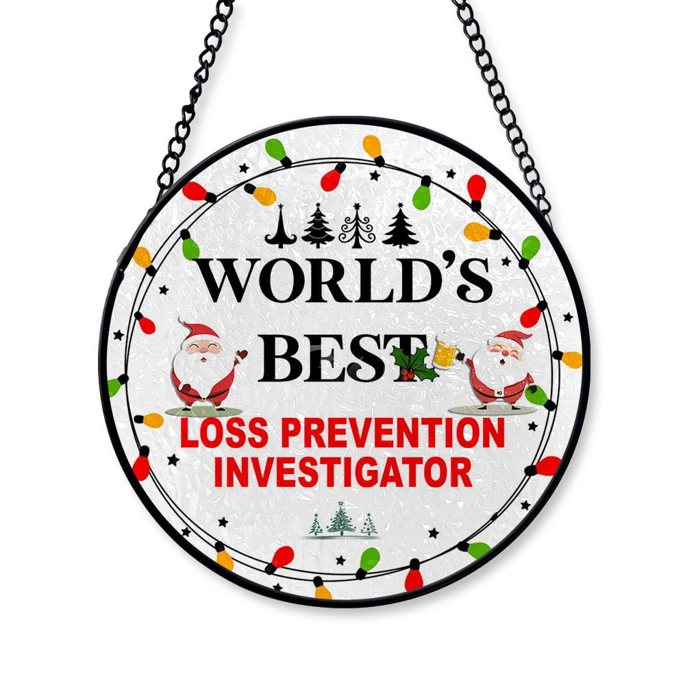 Christmas Tree, Loss Prevention Investigator Stained Glass Window ...