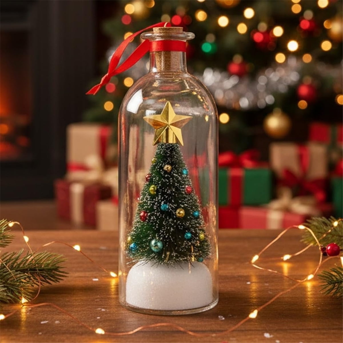 Christmas Tree Message in a Bottle, Recordable Christmas Ornament ...