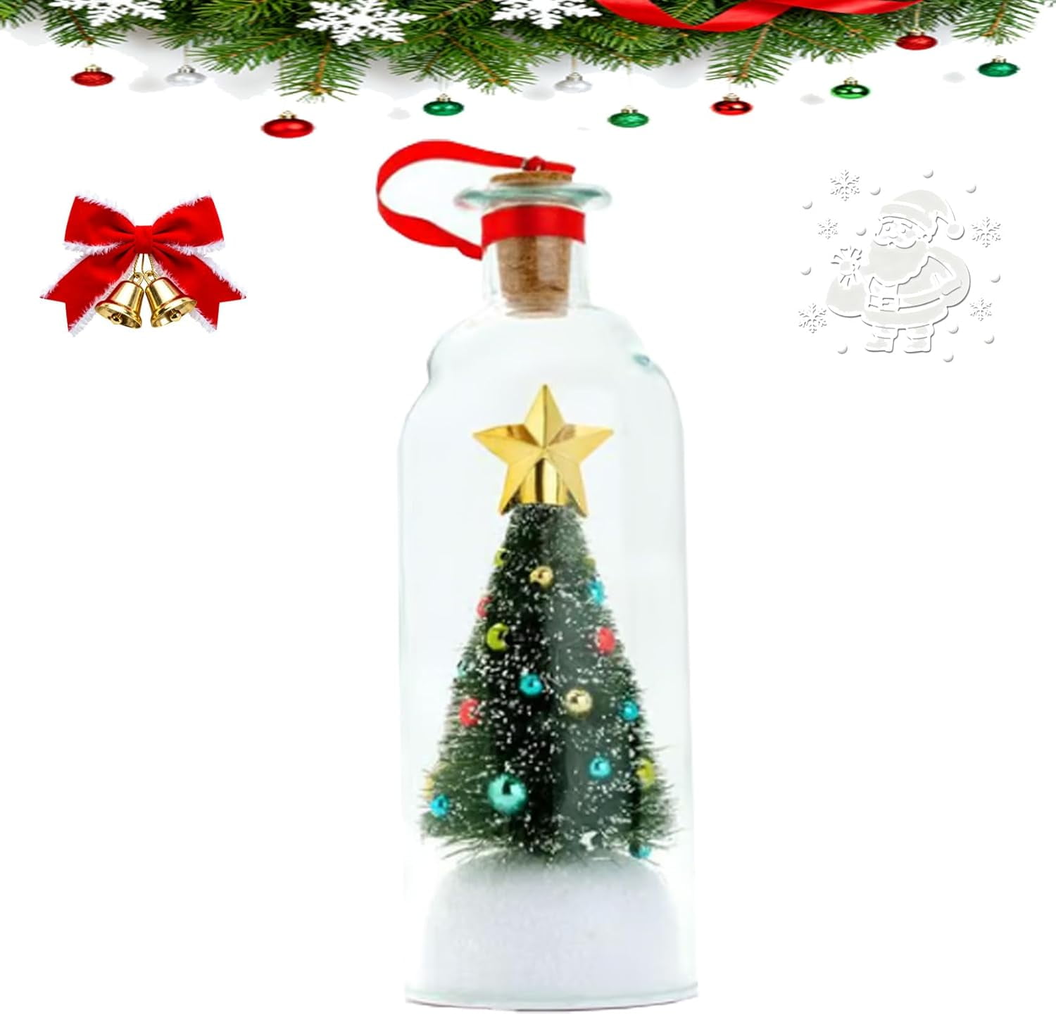Christmas Tree Message In A Bottle, Recordable Christmas Tree, Greeting ...