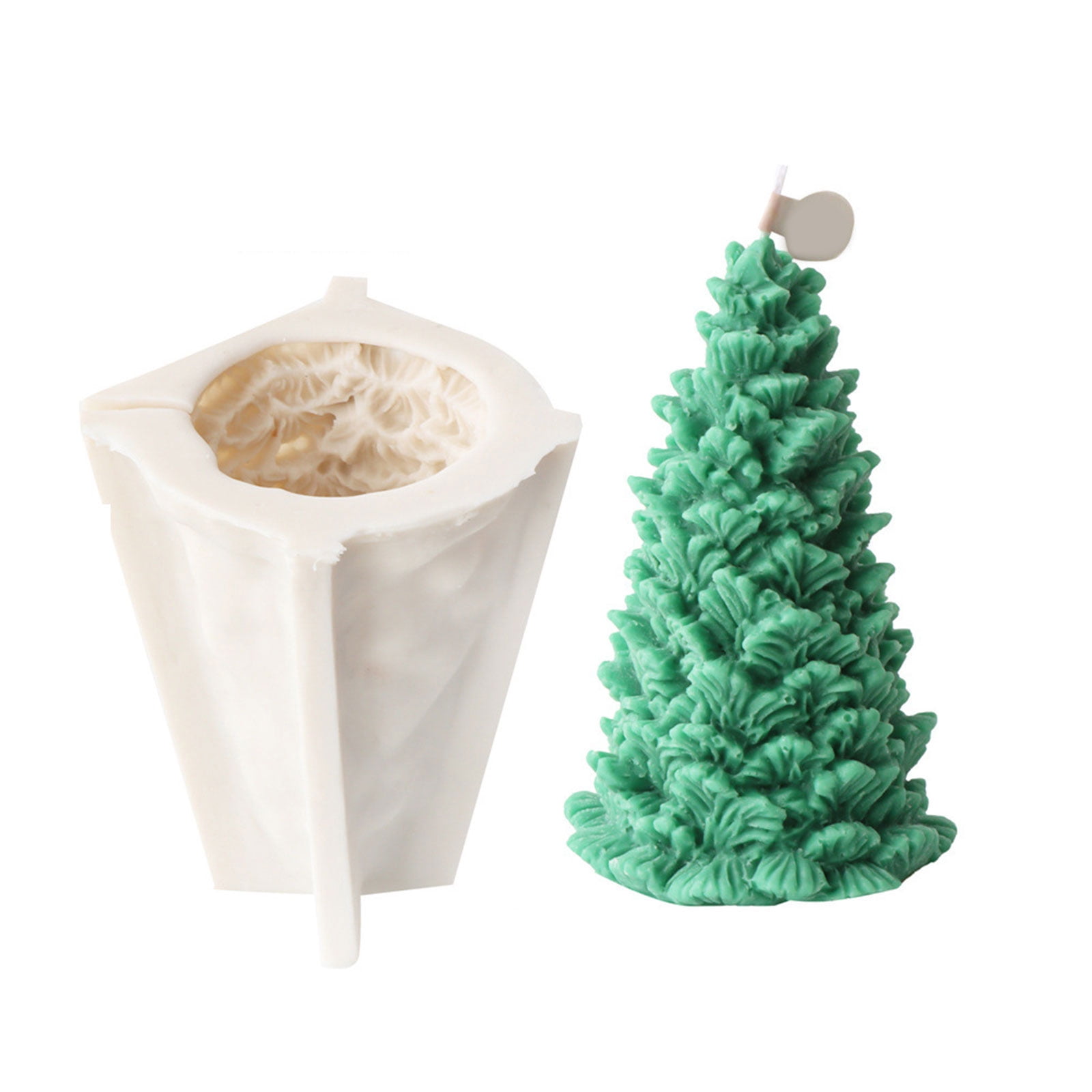 Christmas Tree Molds Pine Cone Silicone Mould Scented Castings Molds ...