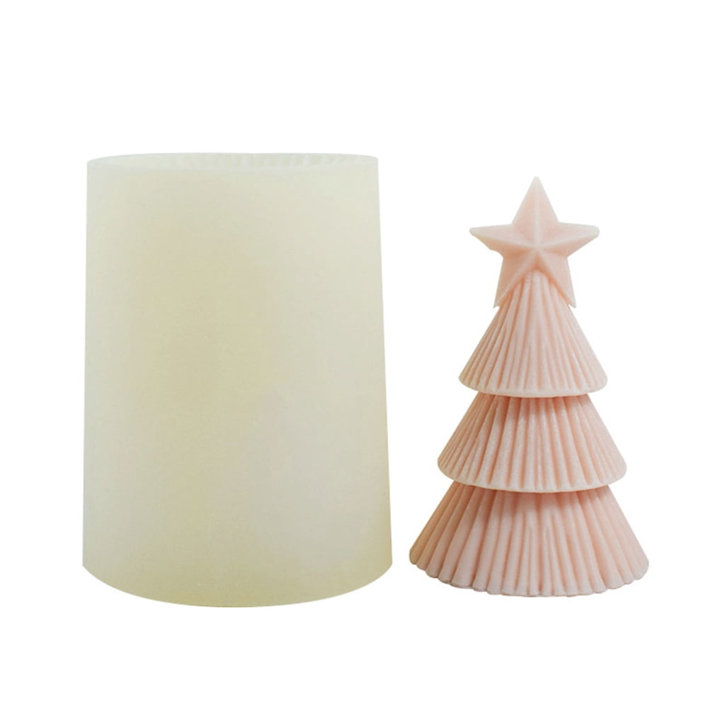 Christmas Tree Molds Silicone Gypsum Ornament Mold Scented Resin Mold ...