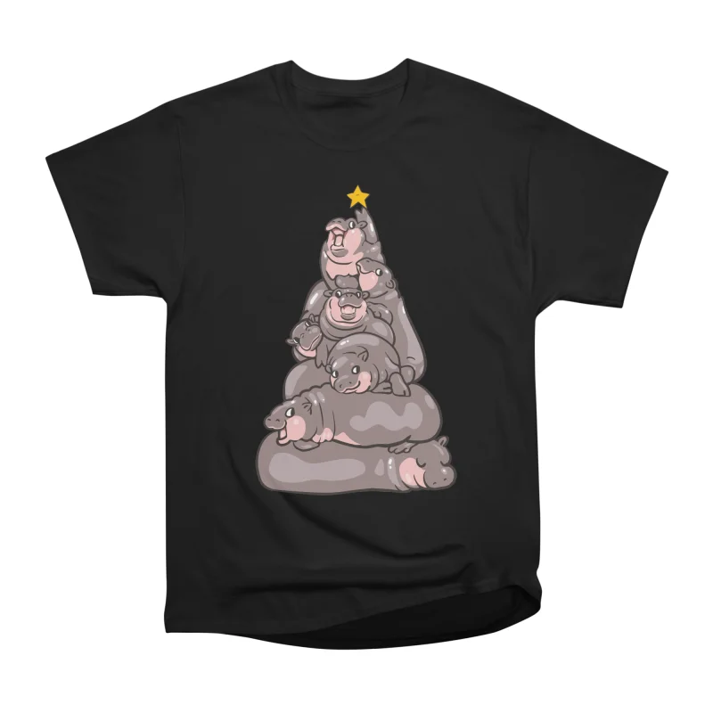 Christmas Tree Moo Deng T-Shirt Tee Gift For Him Merch For Her Apparel ...