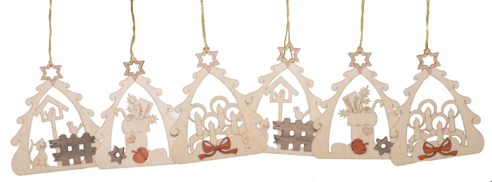 German Wooden Ornaments