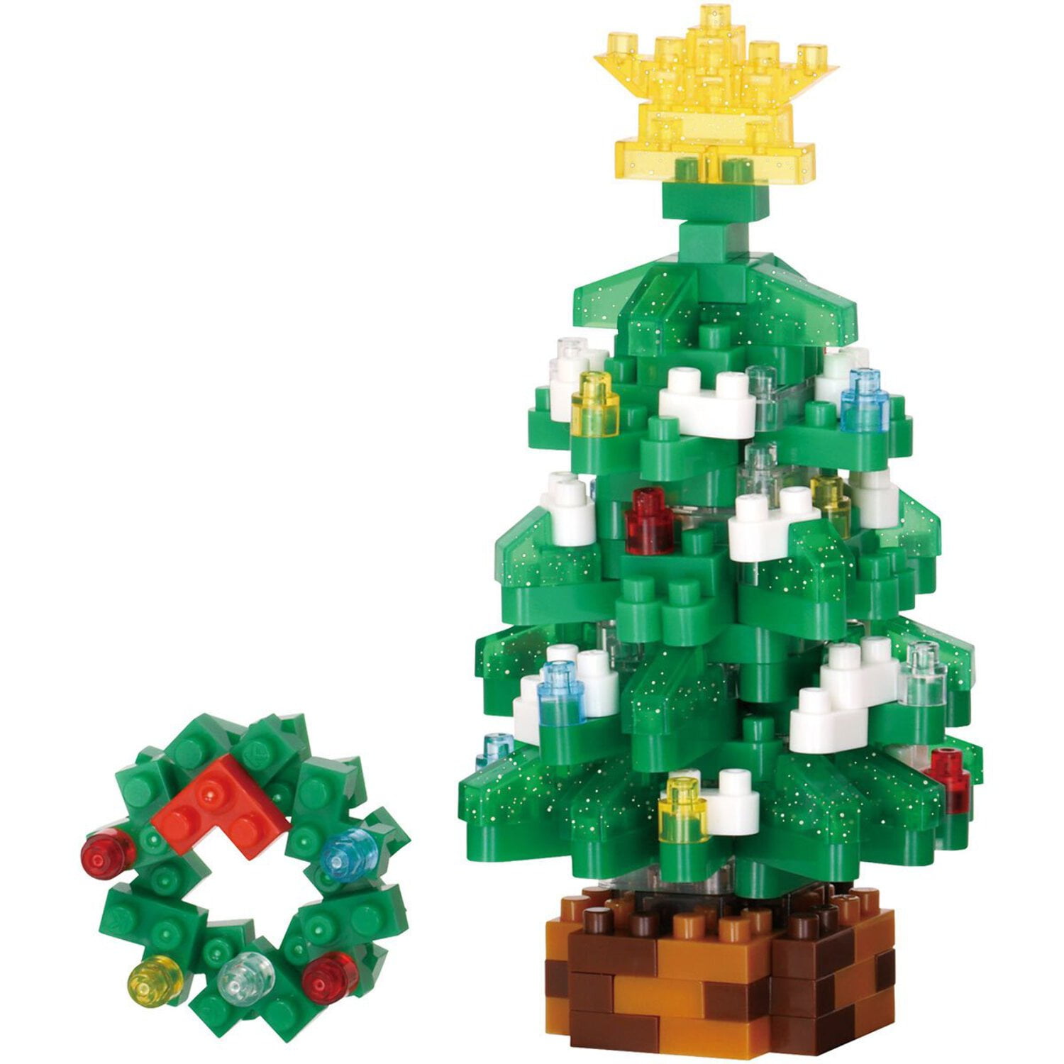 Christmas Tree Nanoblock Constructible Figure - Walmart.com