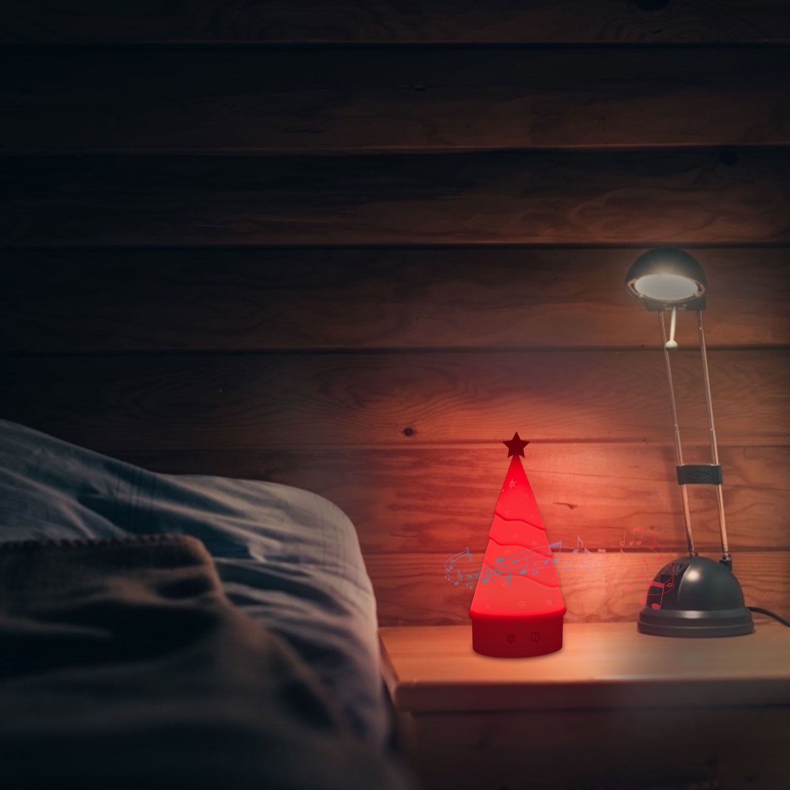 Christmas Tree Night Light Cute Light Led Strange Party Colorful Night ...