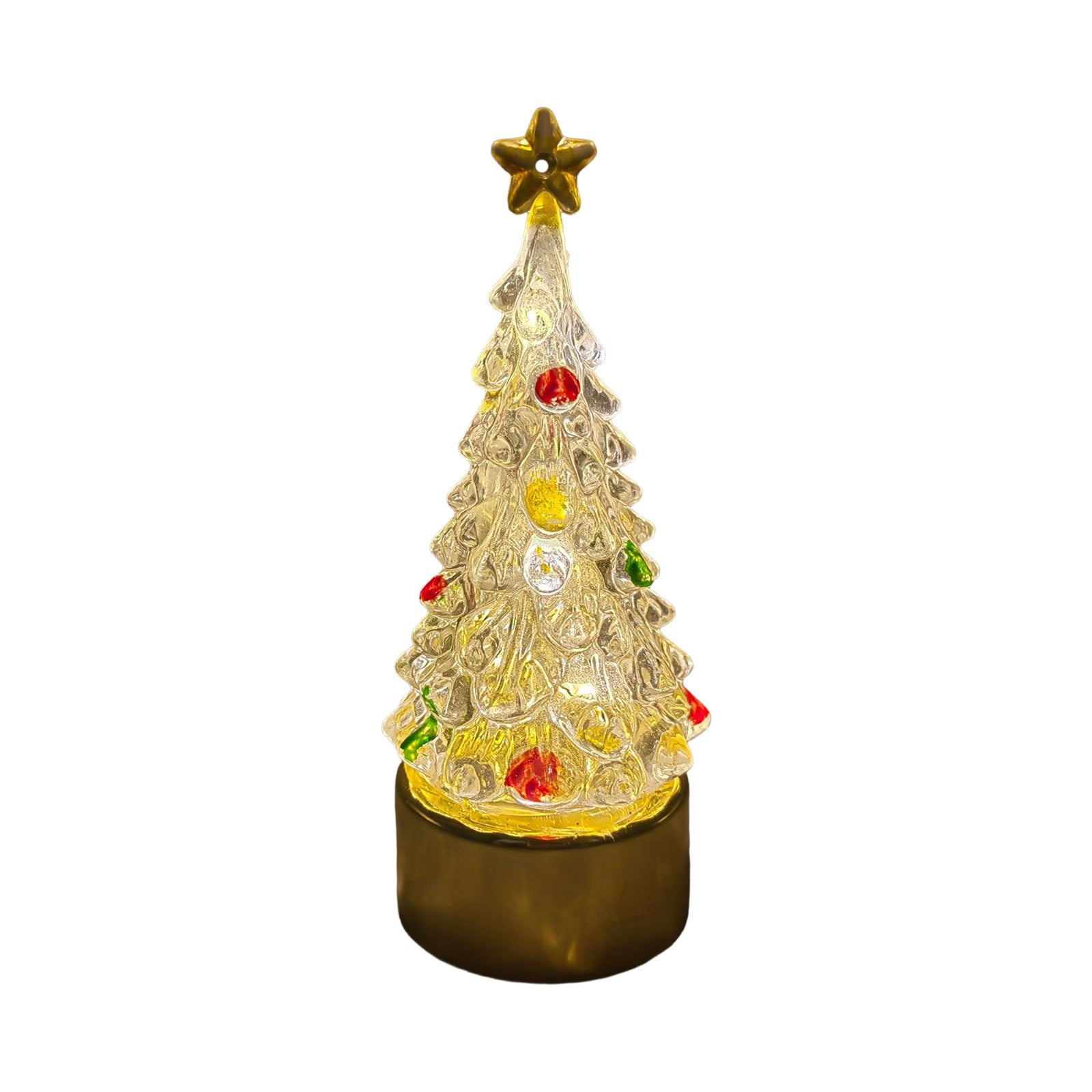 A Christmas Tree Night Light Glowing Star Crystal Led Ambient Light ...