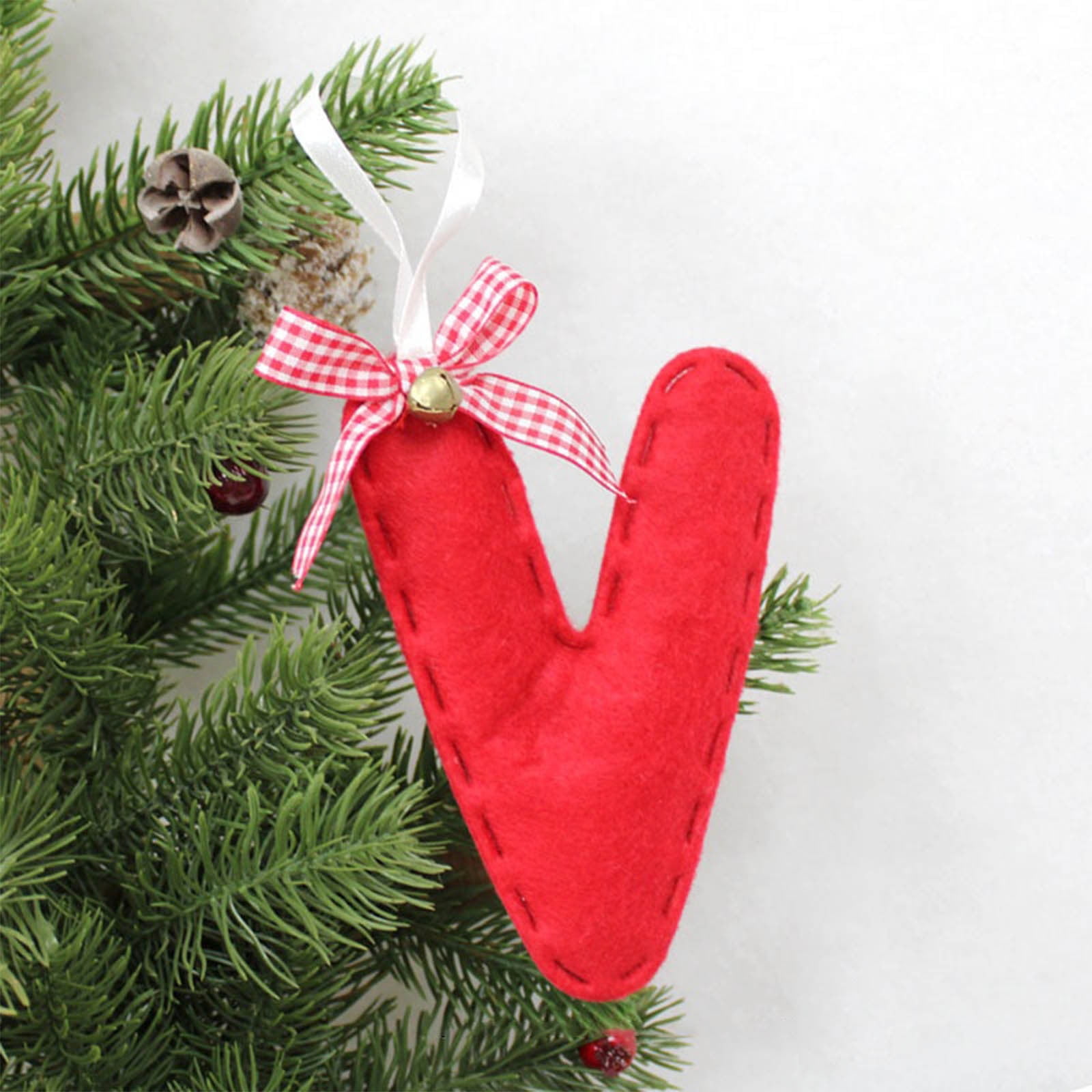 Christmas Tree Ornaments,26 Letter Christmas Tree Hanging Pendant, 2025 ...