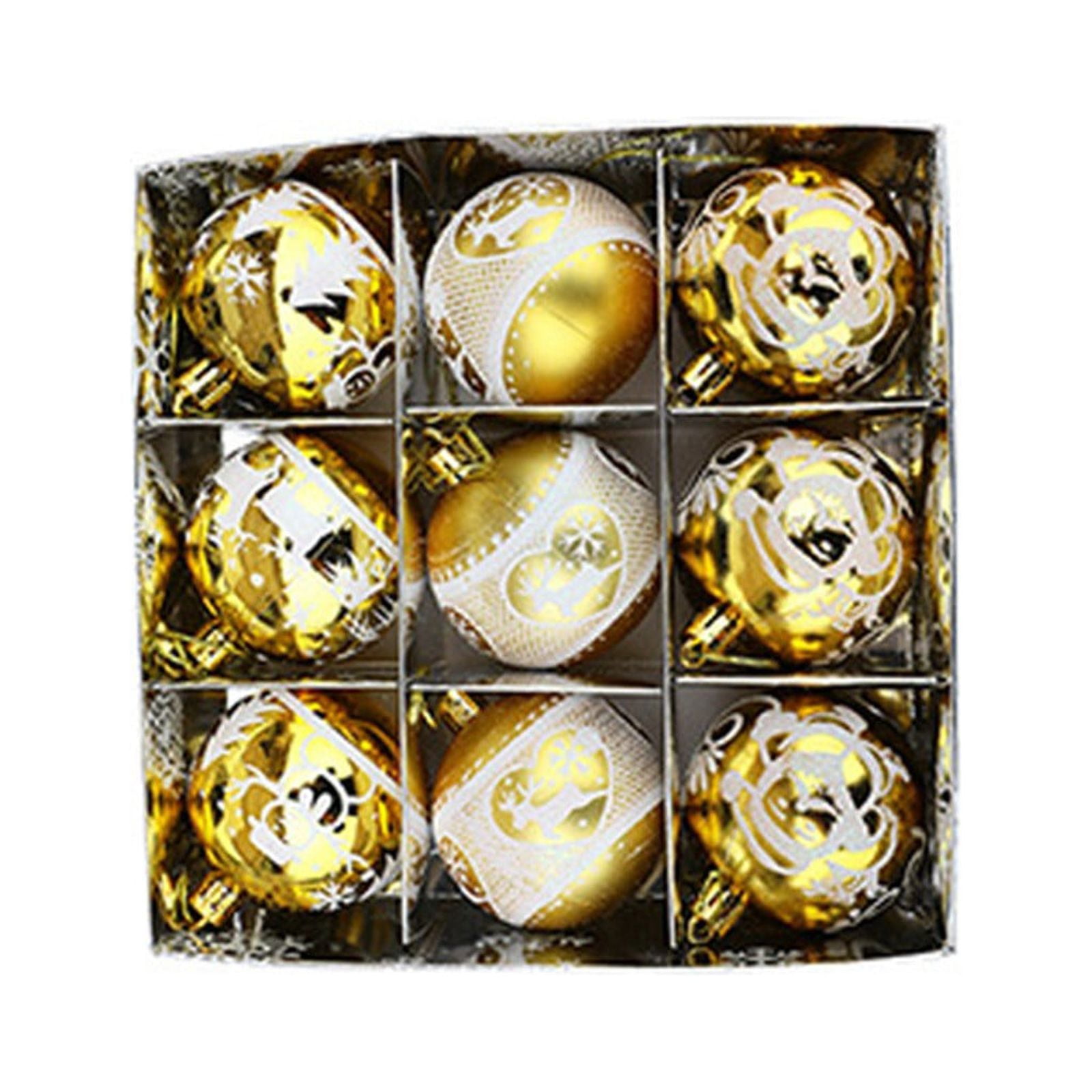 Christmas Tree Ornaments Christmas Decoration Set Red Green And Gold ...