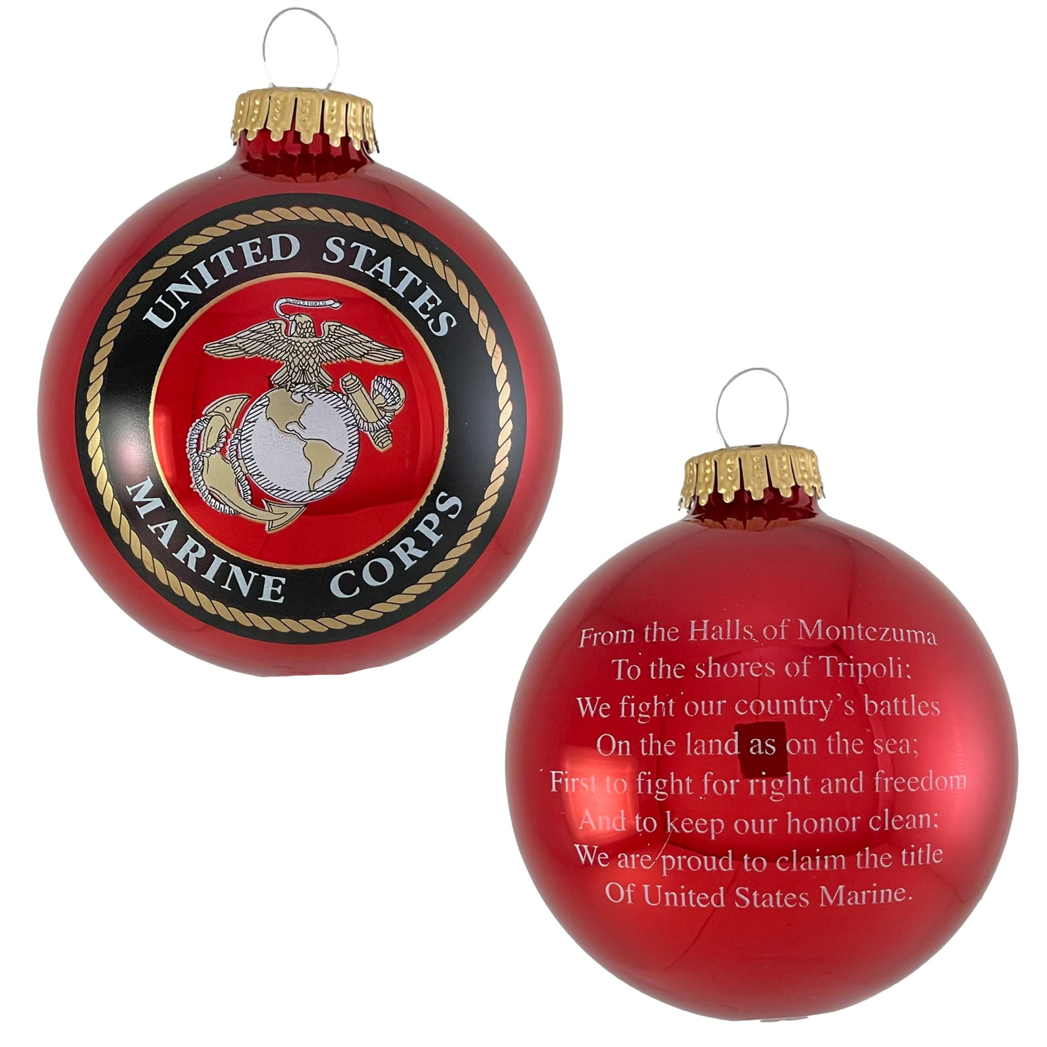 Christmas Tree Ornaments Made in the USA - 80mm / 3.25" Decorated ...