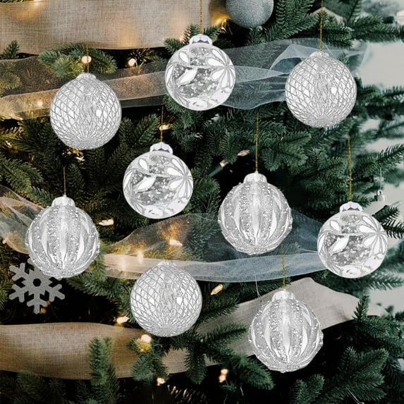 Christmas Tree Ornaments, Plastic Christmas Balls, Painted Shaped ...
