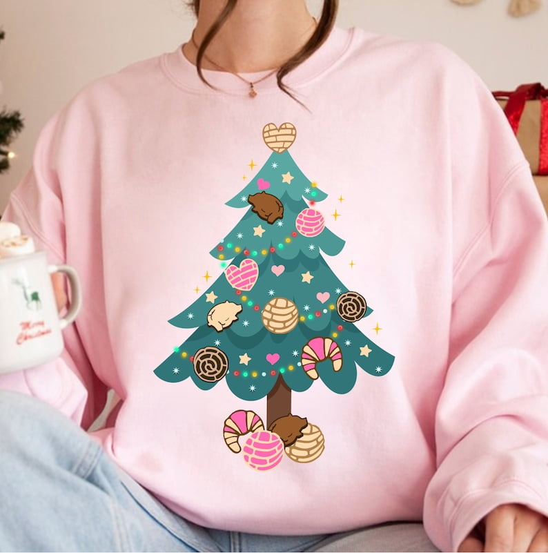 Christmas Tree Pan Dulce Christmas Tis The Season Mexican Christmas ...
