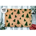 Christmas Tree Pattern Door Mat | Winter Doormat | Welcome Mat | Cute ...