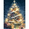Christmas Tree Picture Set Christmas Art Set Diys Full Round Drill ...