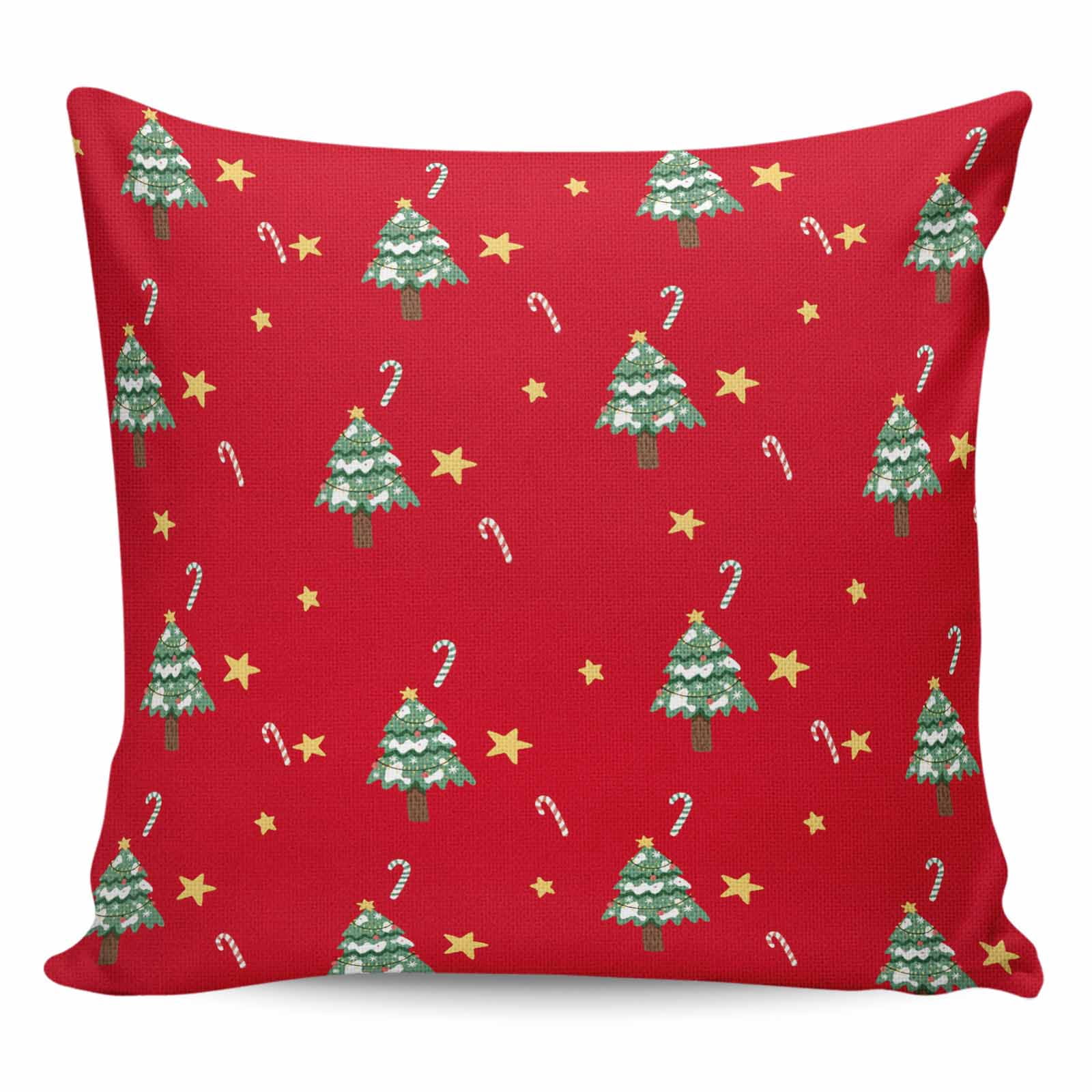 Christmas Tree Pillow Covers 24x24 Inch Decorative Throw Pillow Cover ...