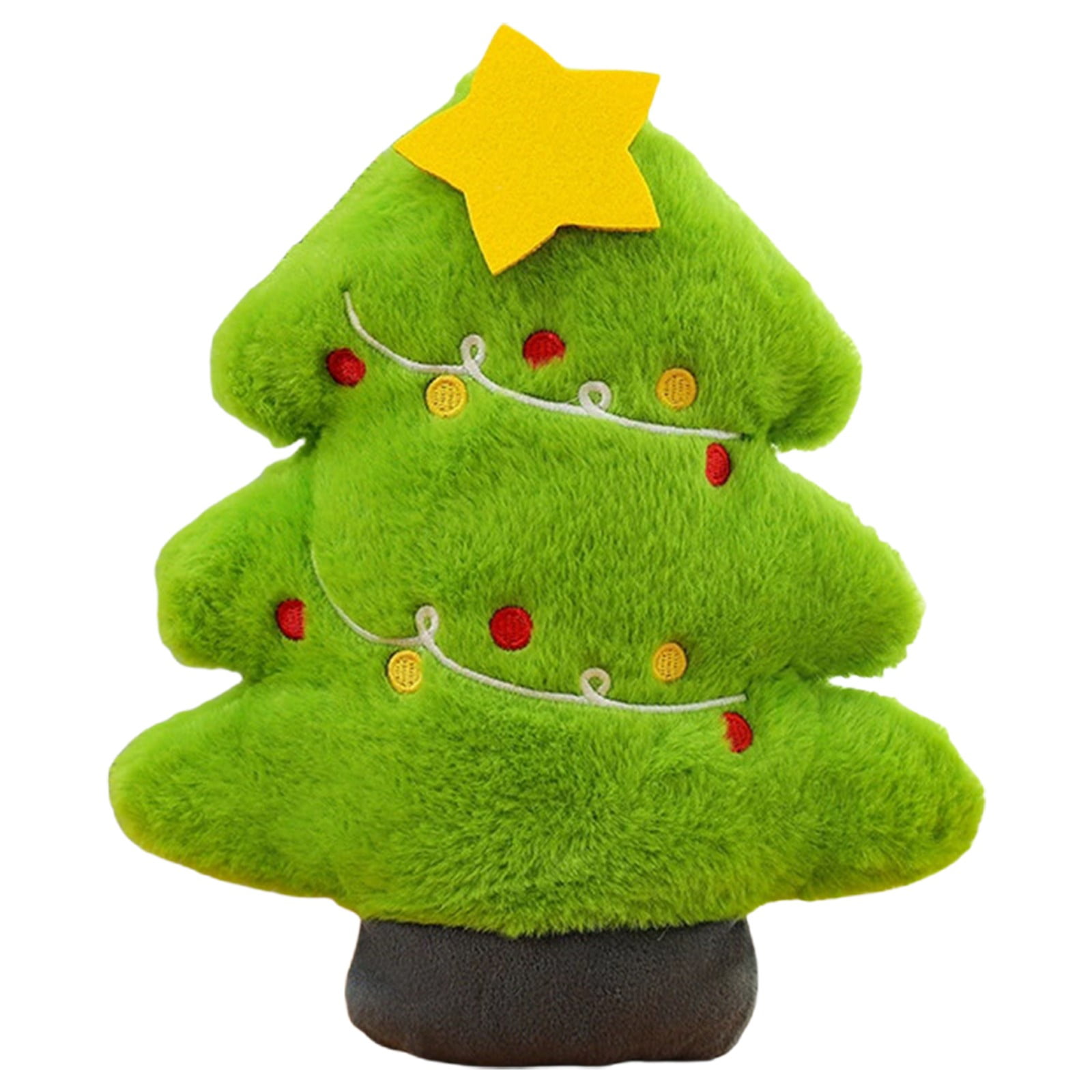 Christmas Tree Pillow, Stuffed Christmas Tree, Xmas Tree Shaped Plush ...