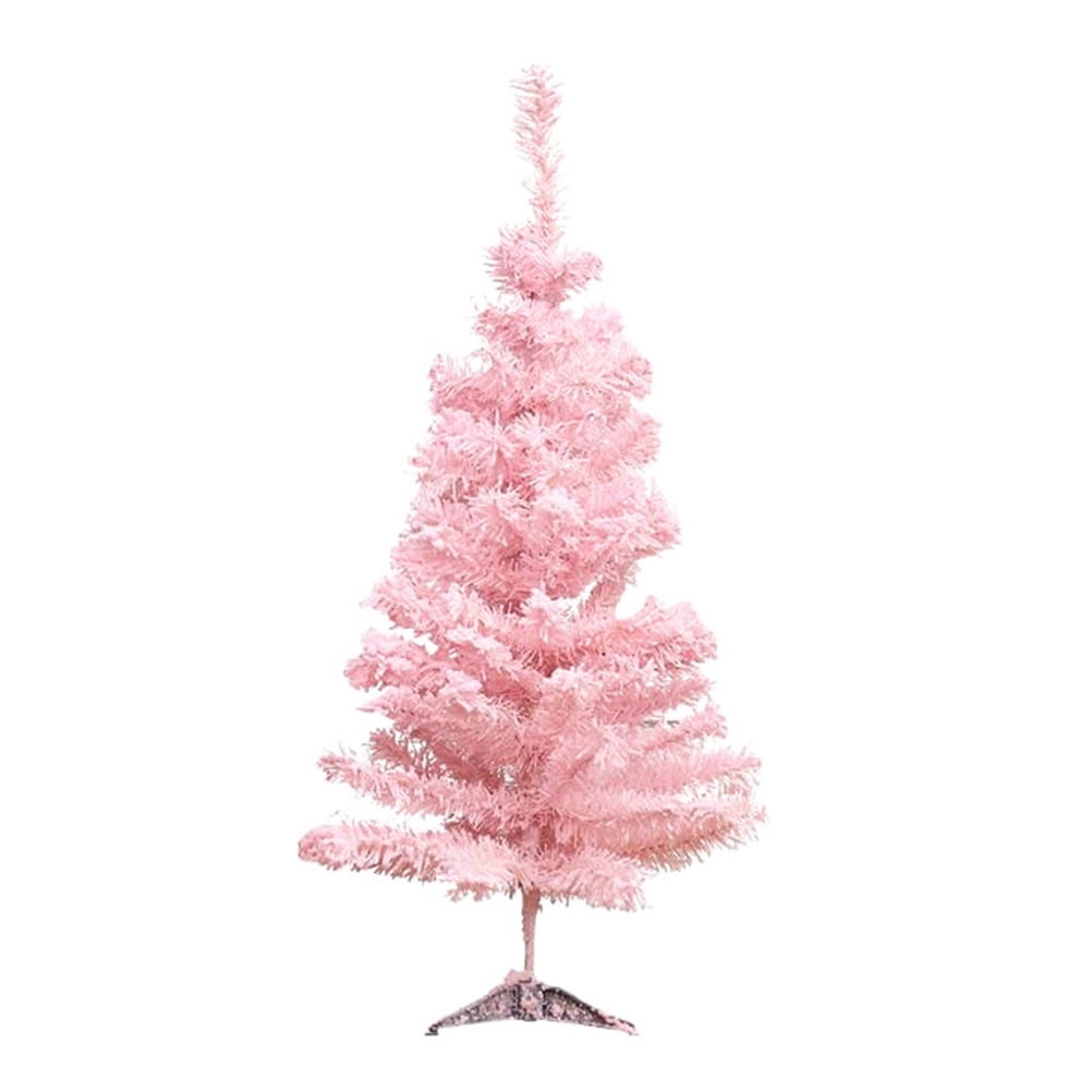 Christmas Tree Pink Christmas Tree Decoration Lovely Flocking Tree ...