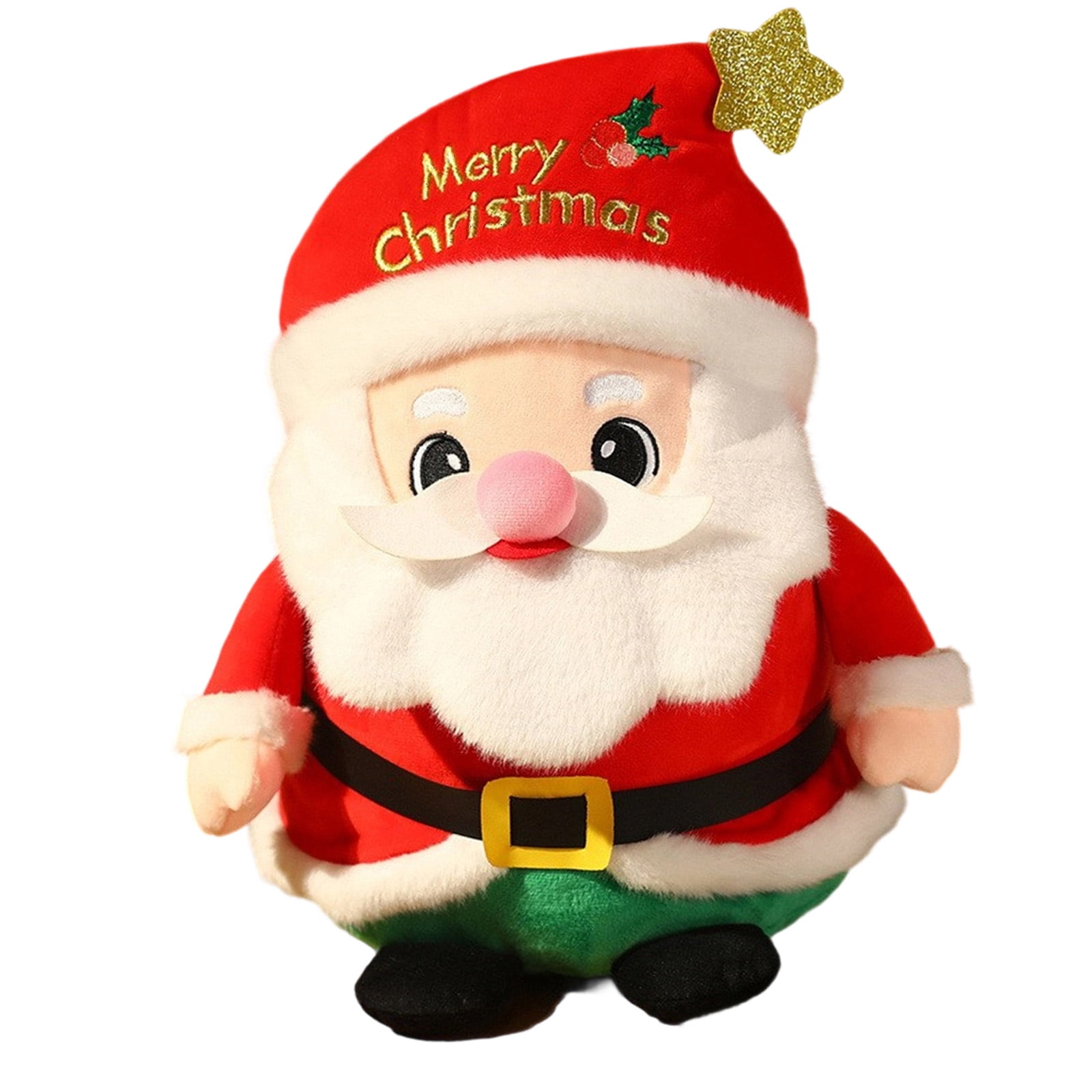 Christmas Tree Plush Pillow Toy Snowman Lovely Stuffed for Kids Holiday ...