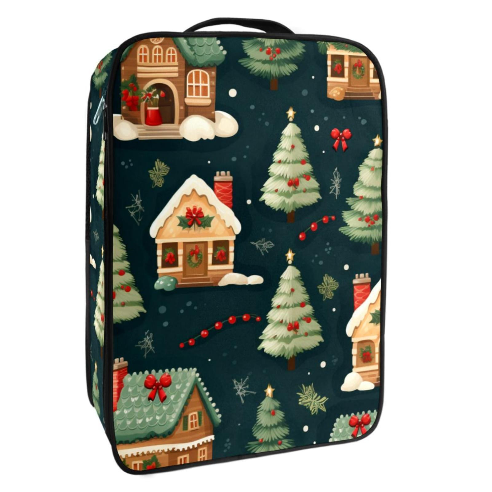 Christmas Tree Polyester Shoe Box Organizer Rack for 9x12in Shoe ...