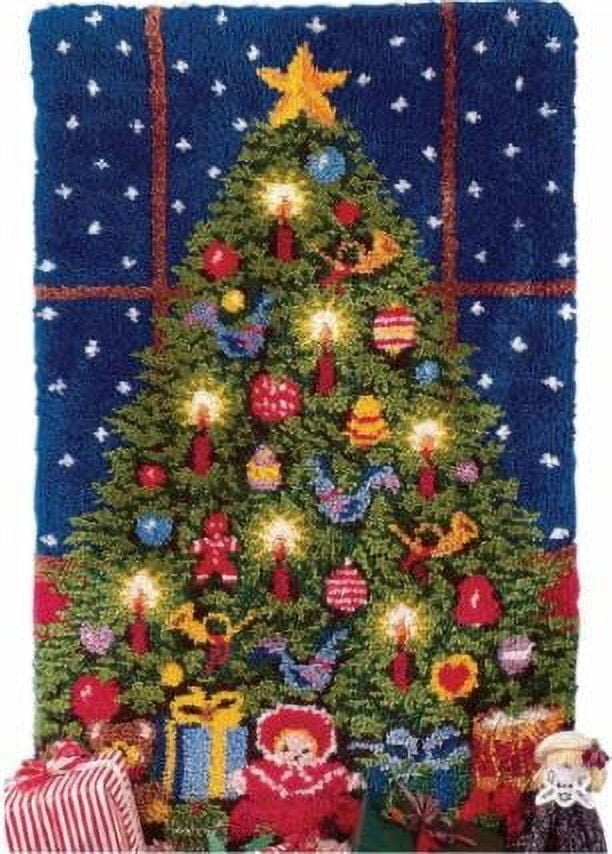 Christmas Tree | Rug Making Latch Hooking Kit - Walmart.com