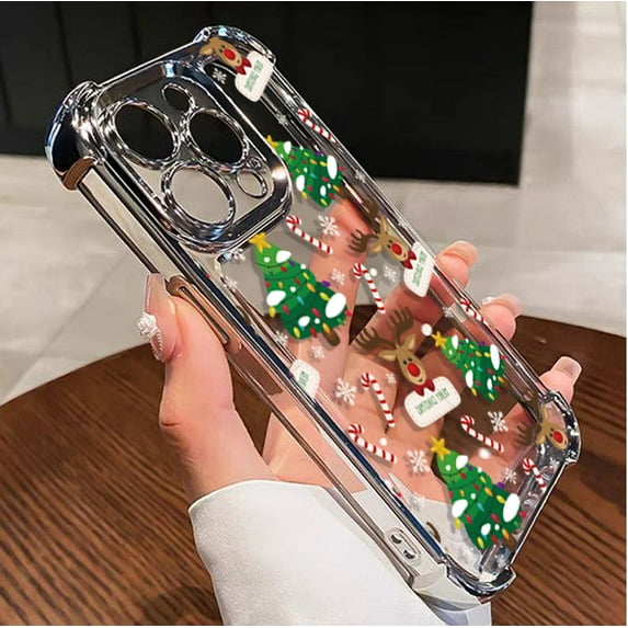 Christmas Tree Santa Claus Case For iPhone 17 Air 17 Pro Max 16E 15 16 ...