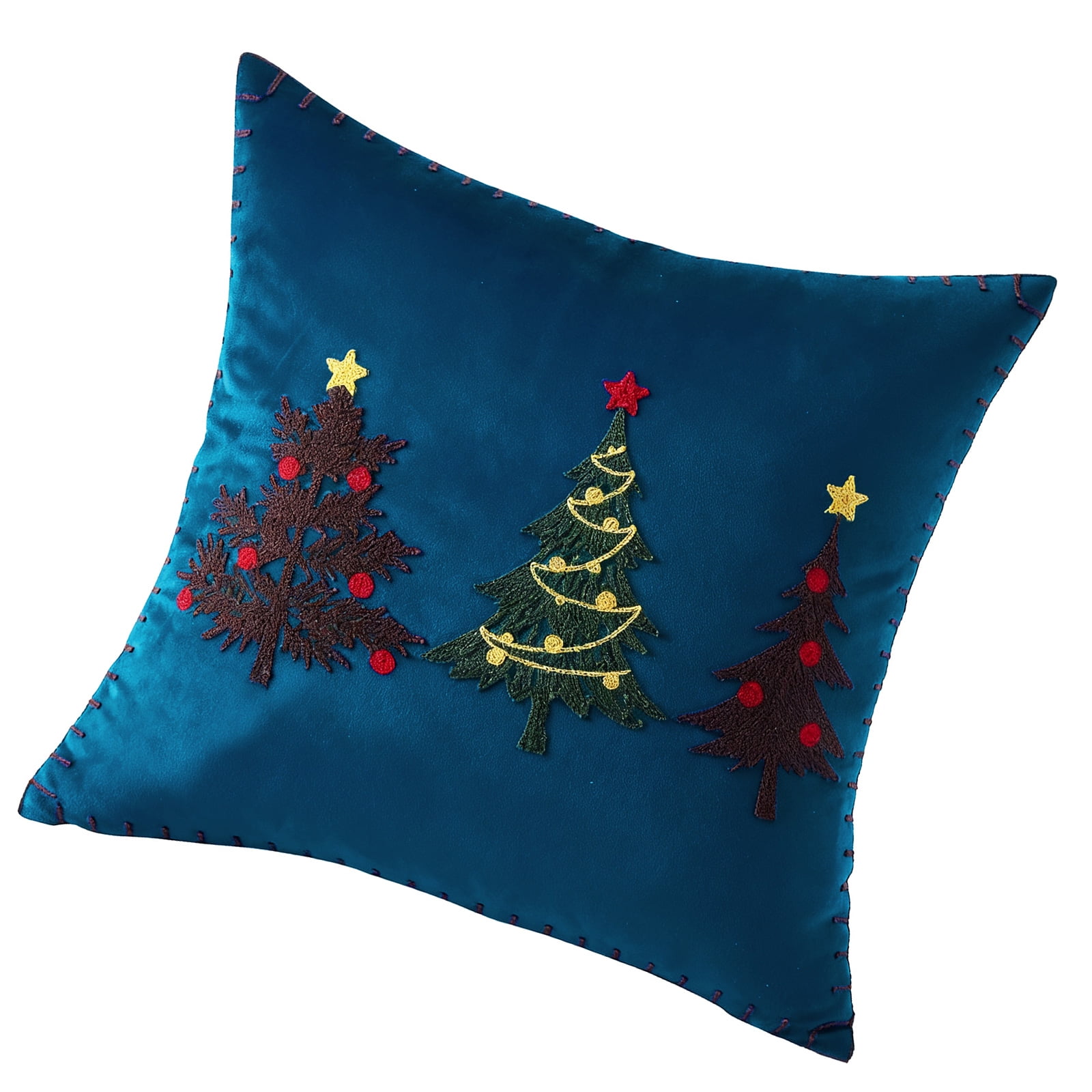 Christmas Tree Shape Pillowcase Soft Throw Pillow Cover Quick Changes ...